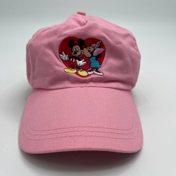 Disney | Accessories | Disney Mickey Mouse Embroidered Velcro Back Hat ...